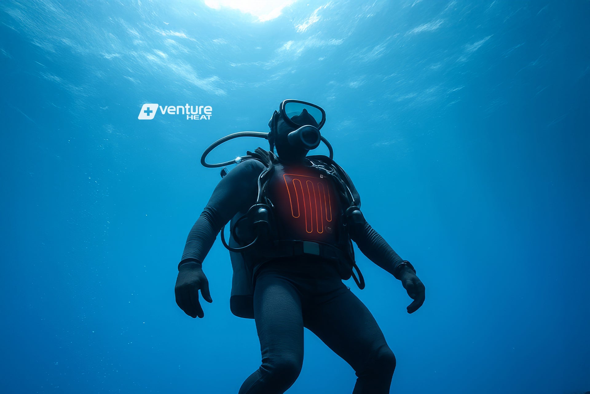 DRY V3 Waterproof Heated Vest Drysuit Diving Undersuit – Venture Heat